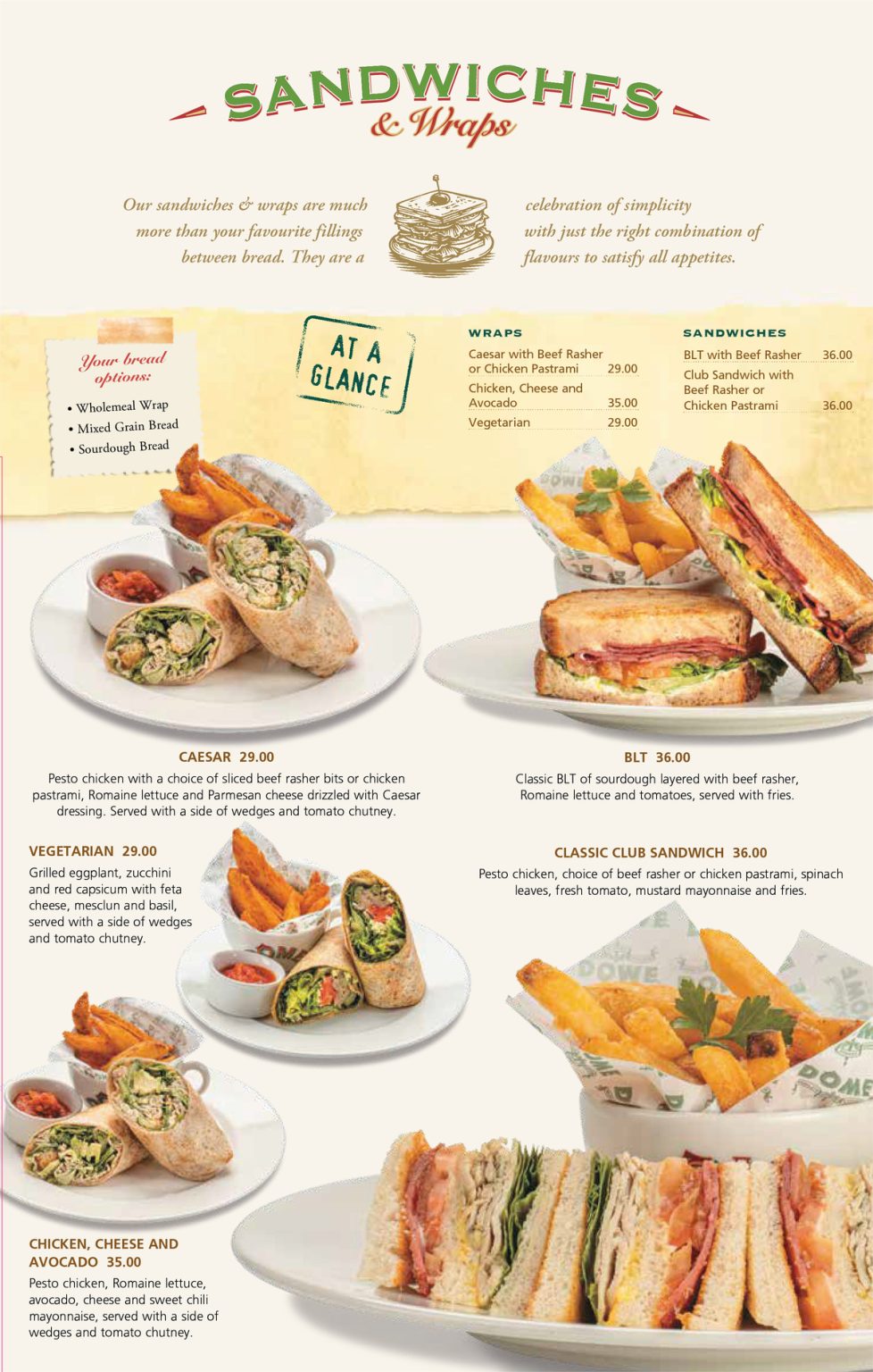 Menu – DÔME Cafe Malaysia