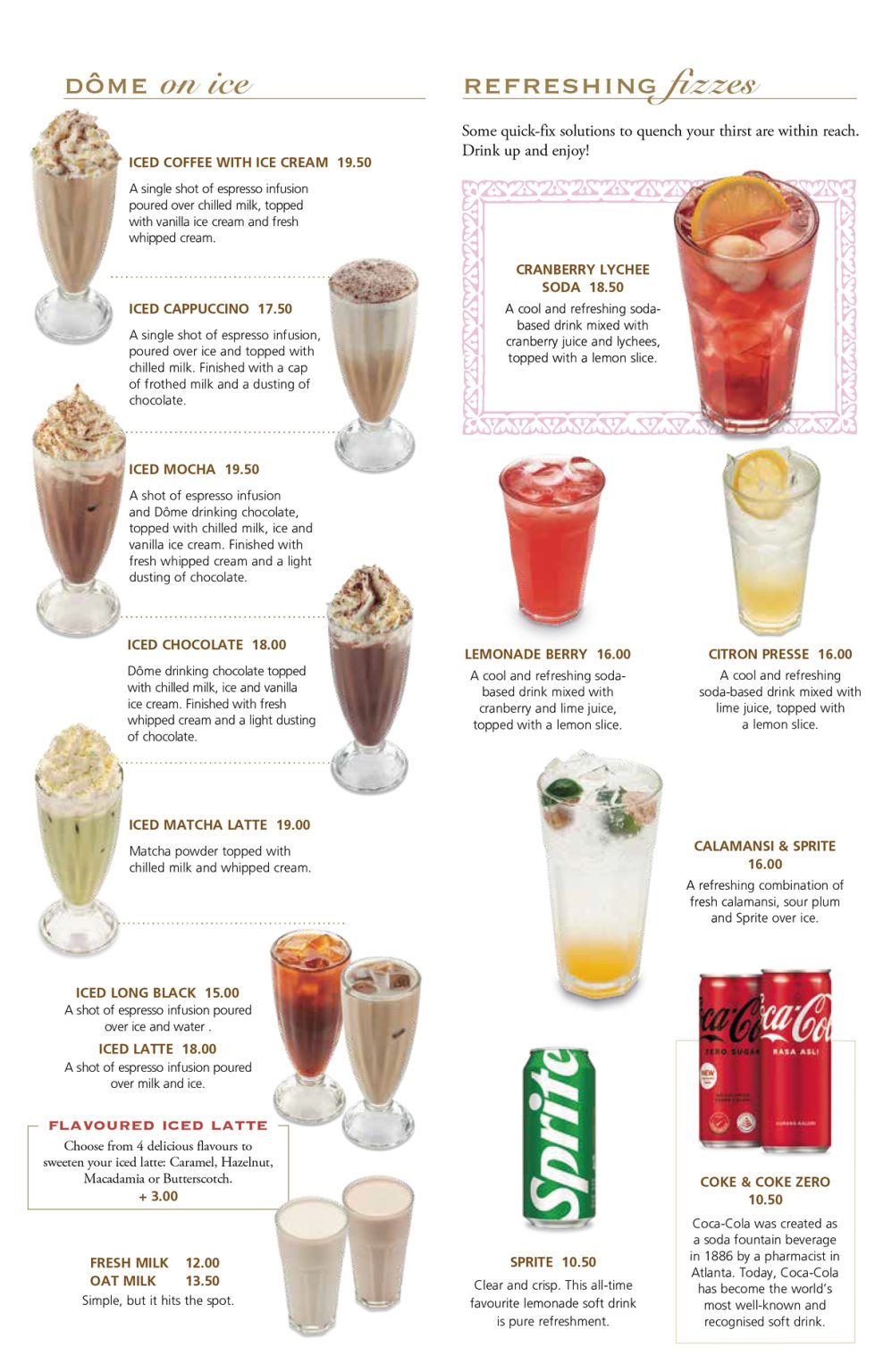 Menu – DÔME Cafe Malaysia
