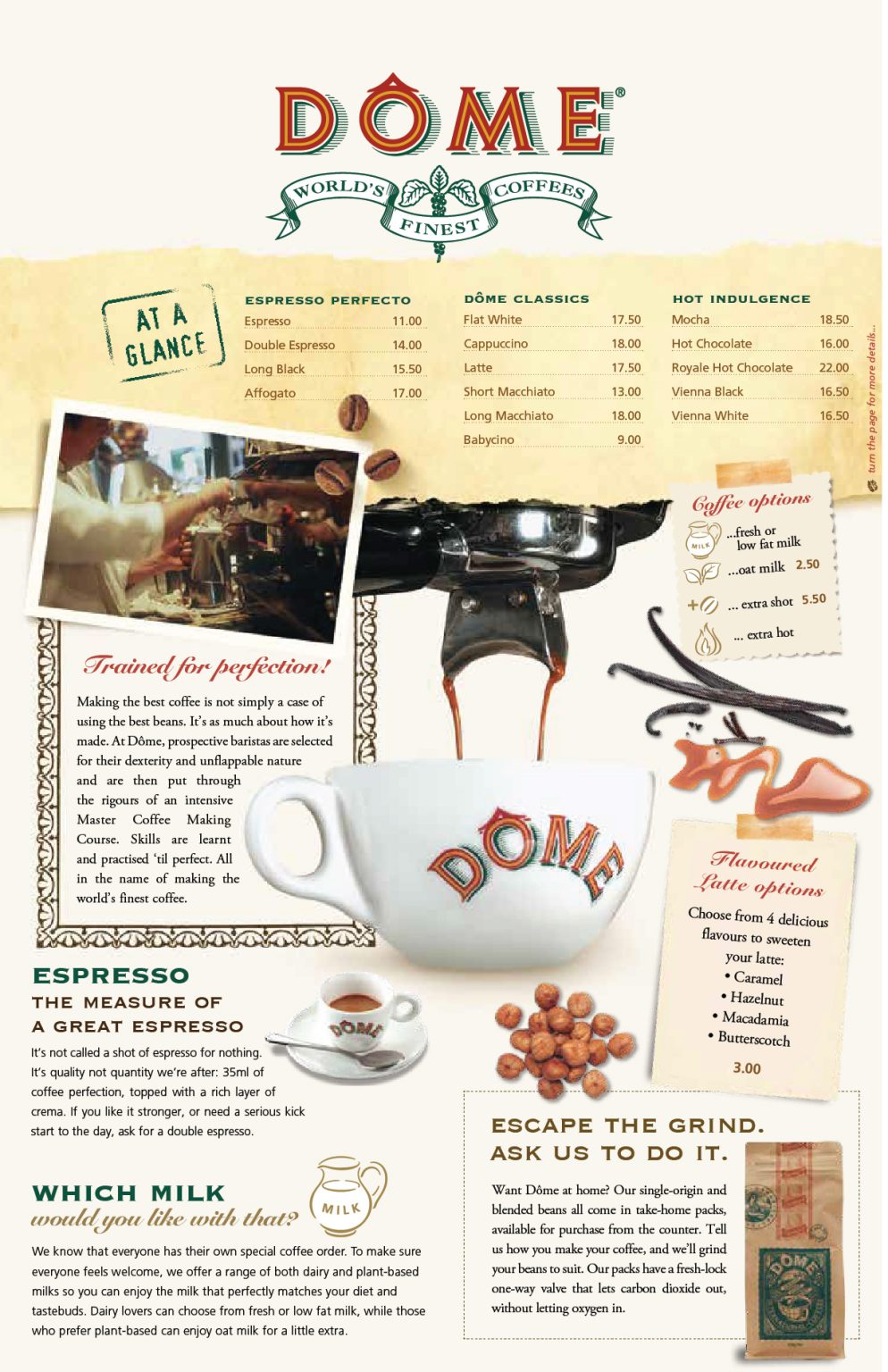 Menu - DÔME Cafe Malaysia