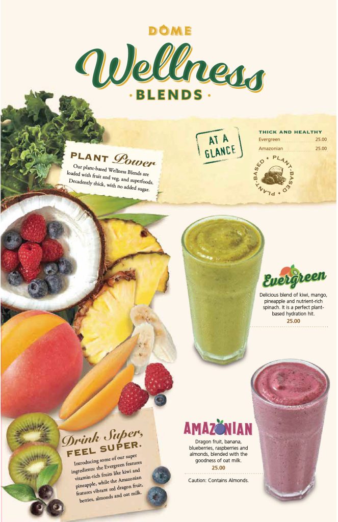 Menu - DÔME Cafe Malaysia